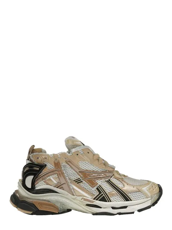 Balenciaga Runner Sneakers - Beige/black/white