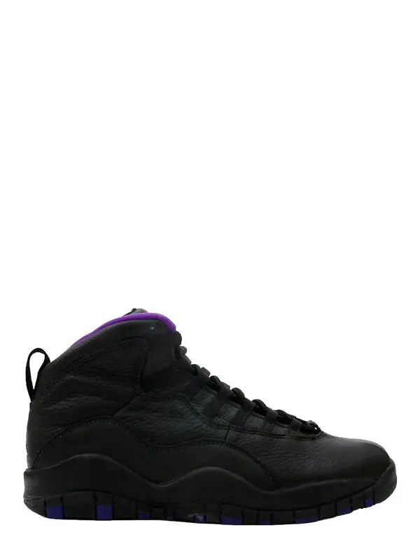 JORDAN 10 Og Sacramento Kings Sneakers - Black/dark Concord/metallic Silver