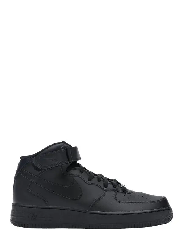 Nike Force 1 Mid Sneakers - Black