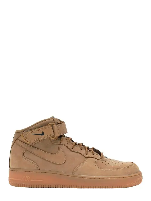 Nike Force 1 Mid Sneakers - Flax/outdoor Green