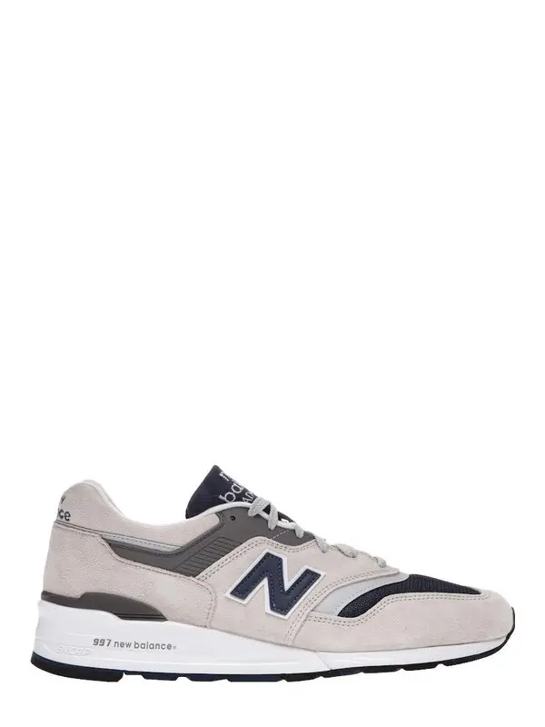 NEW BALANCE 997 J. Crew Moonshotin - Tan/navy Blue