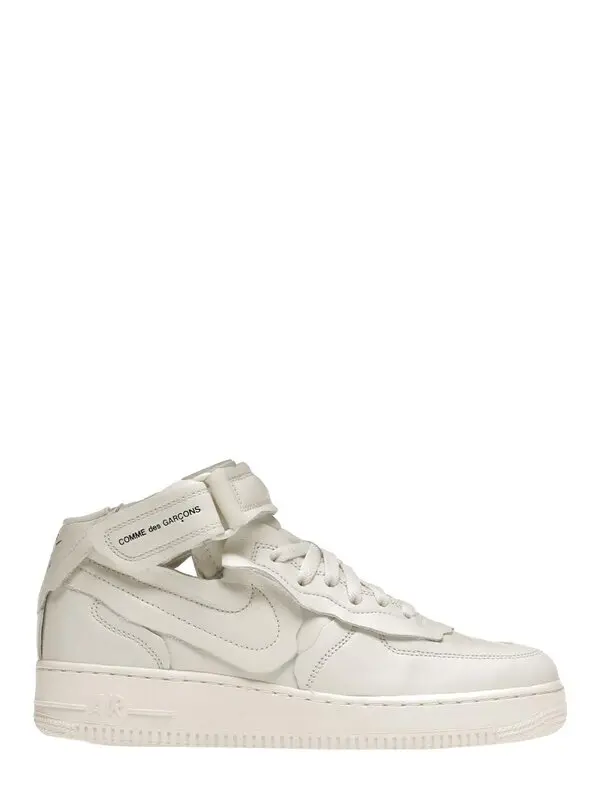 Nike Force 1 Mid Comme Des Garcons Sneakers - White/blackwhite