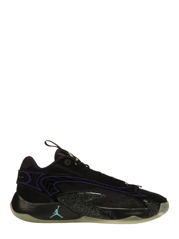 JORDAN Luka 2 Space Hunter Sneakers - Black/grand Purple/aurora Green
