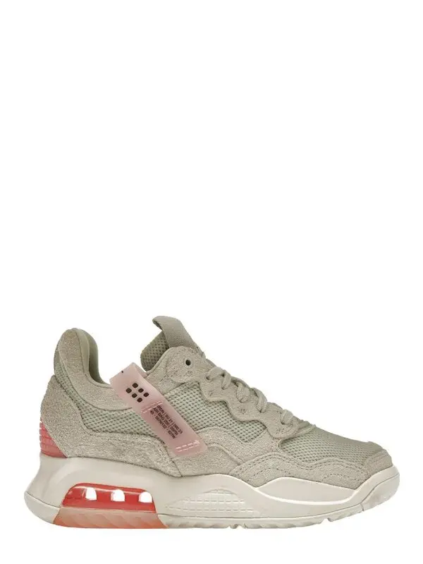 JORDAN Ma2 Bone Suede Sneakers - Light Bone/sunset Pulse/light Arctic Pink