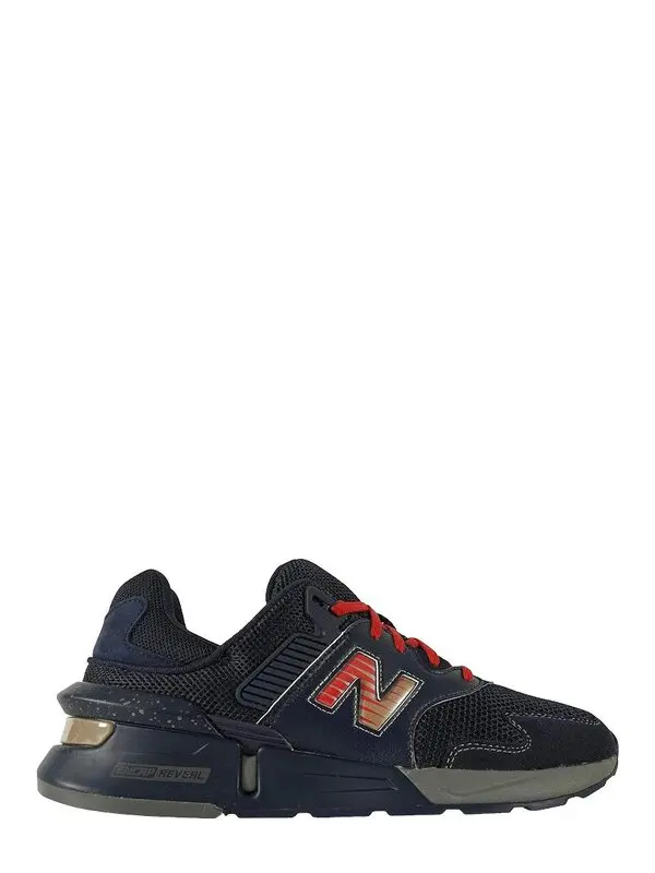 NEW BALANCE 997s Bhm Sneakers - Navy Blue/red/gold