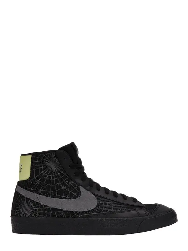 Nike Blazer Mid 77 Spider Web Halloween Sneakers - Black/smoke Grey/limelight