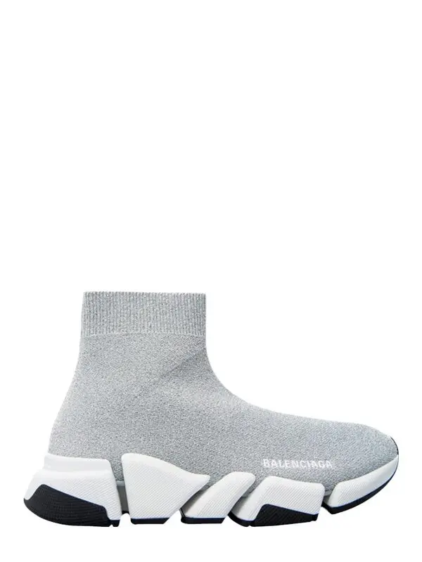 Balenciaga Speed 2.0 Sock Sneakers - Silver/white/black