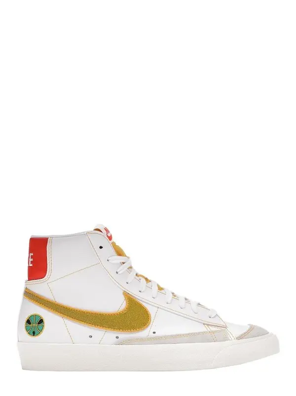 Nike Blazer Mid 77 Raygun High-top Sneakers - White/orange/yellow