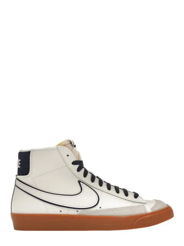 Nike Blazer Mid 77 Prm Sneakers - Sail/midnight Navy Blue/gum Medium Brown