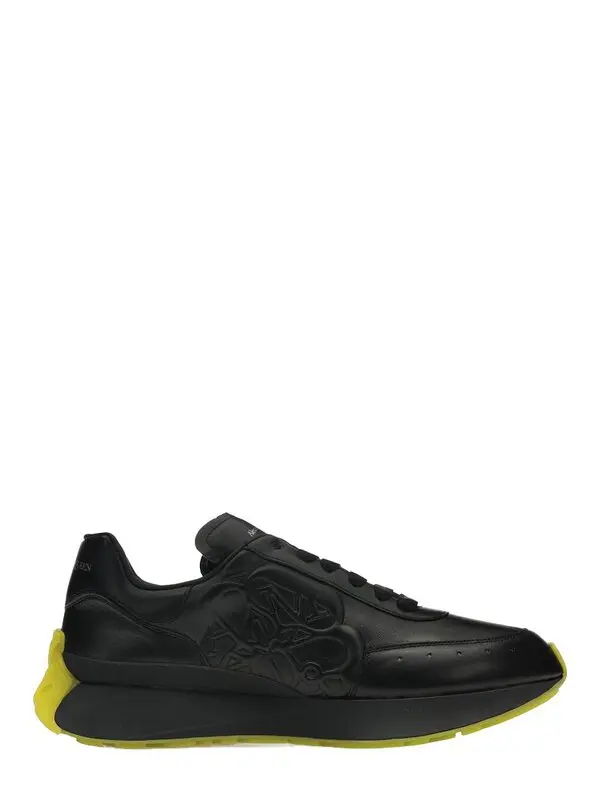 Alexander McQueen Sprint Runner - Black/yellow