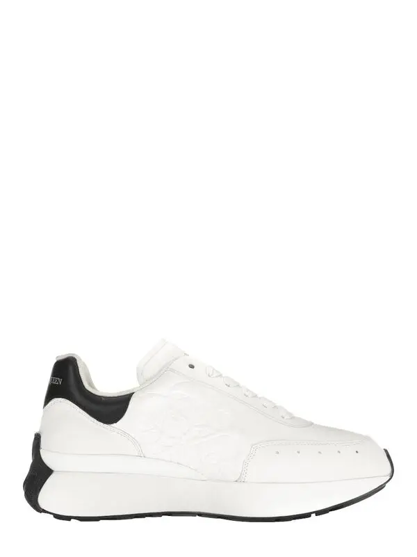 Alexander McQueen Sprint Runner Sneakers - White/black