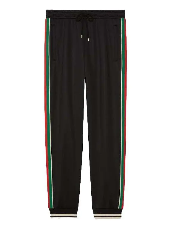 Gucci Technical Jersey Track Pants - Black