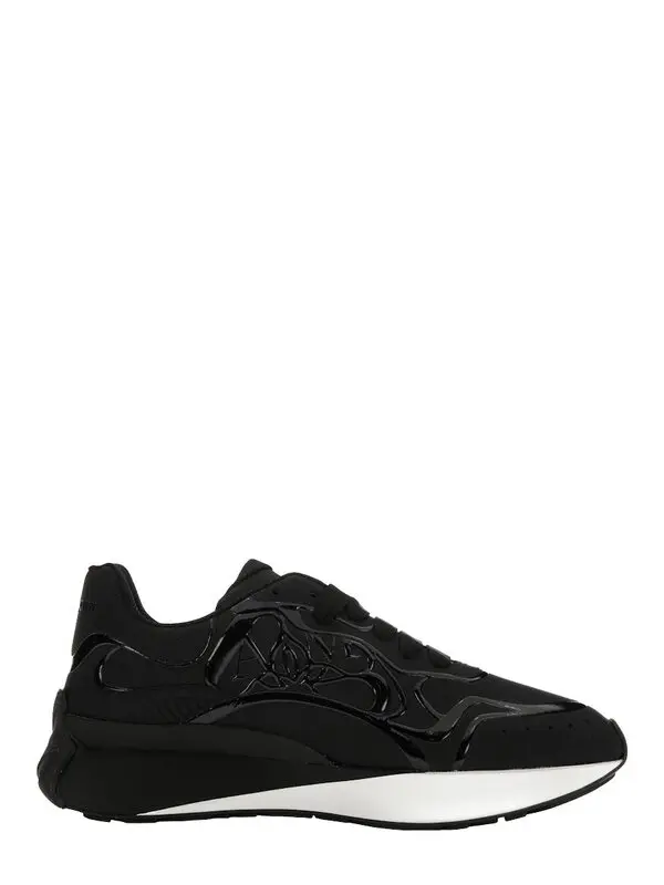 Alexander McQueen Sprint Runner Sneakers - Black/white