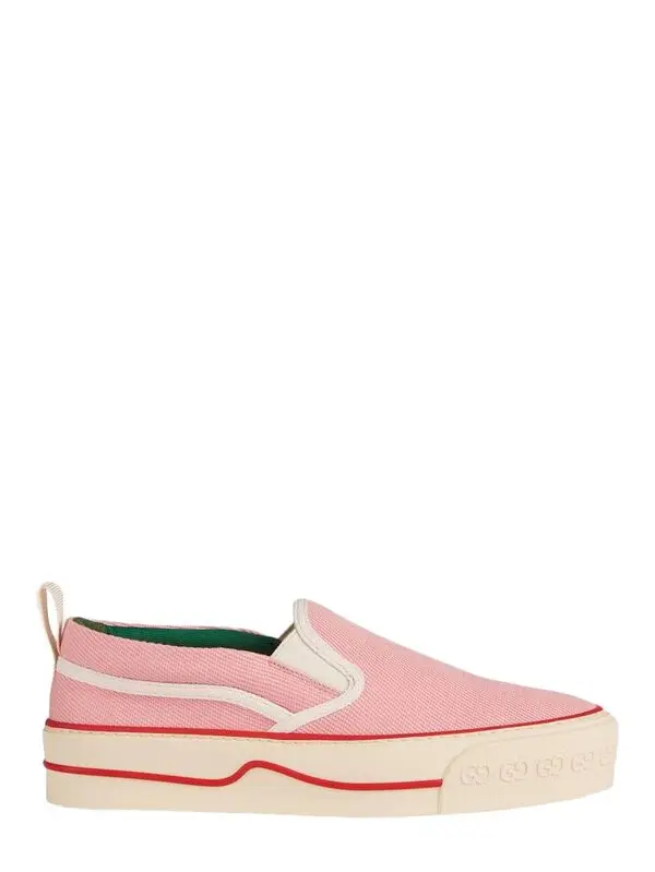 Gucci Tennis 1977 Slip-on Sneakers - Pink/ivory