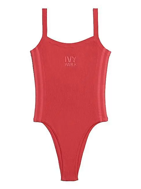 Adidas Ivy Park Knit Tank Bodysuit - Real Coral