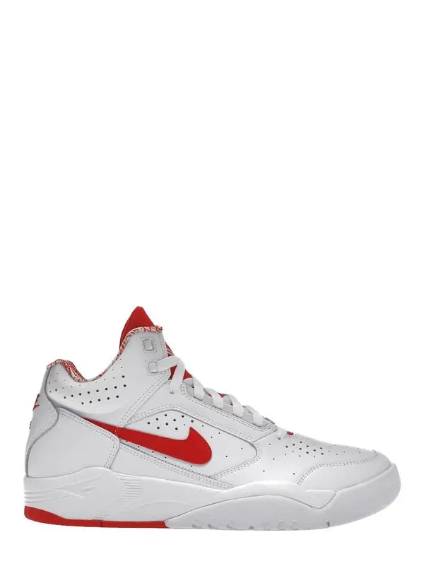 Nike Flight Lite Ii Mid Sneakers - White/university Red