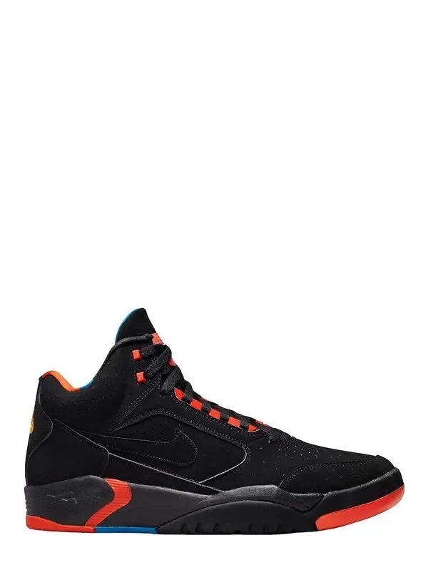 Nike Air Flight Lite Ii Mid Sneakers - Black/team Orange/imperial Blue