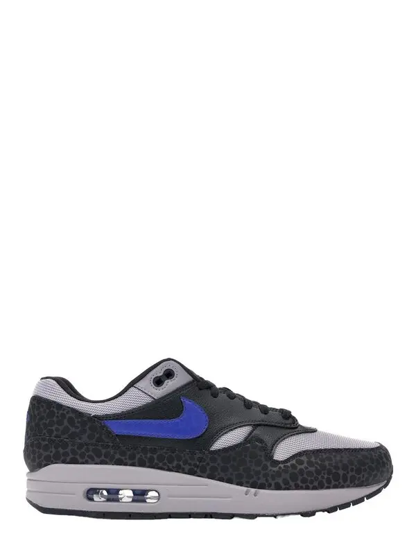 Nike Air Max 1 Safari Reflective Sneakers - Off Noir/atmosphere Grey/hyper Blue