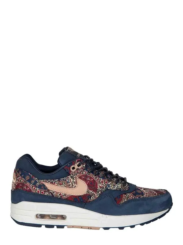 Nike Air Max 1 Qs Liberty Of London - Navy Blue/sail/vachetta Tan