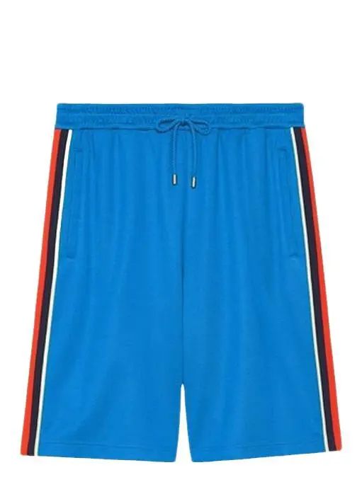 Gucci Technical Jersey Shorts - Blue
