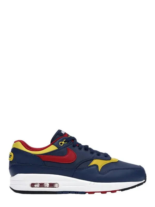 Nike Air Max 1 Snow Beach Sneakers - Obsidian/team Red/vivid Sulfur