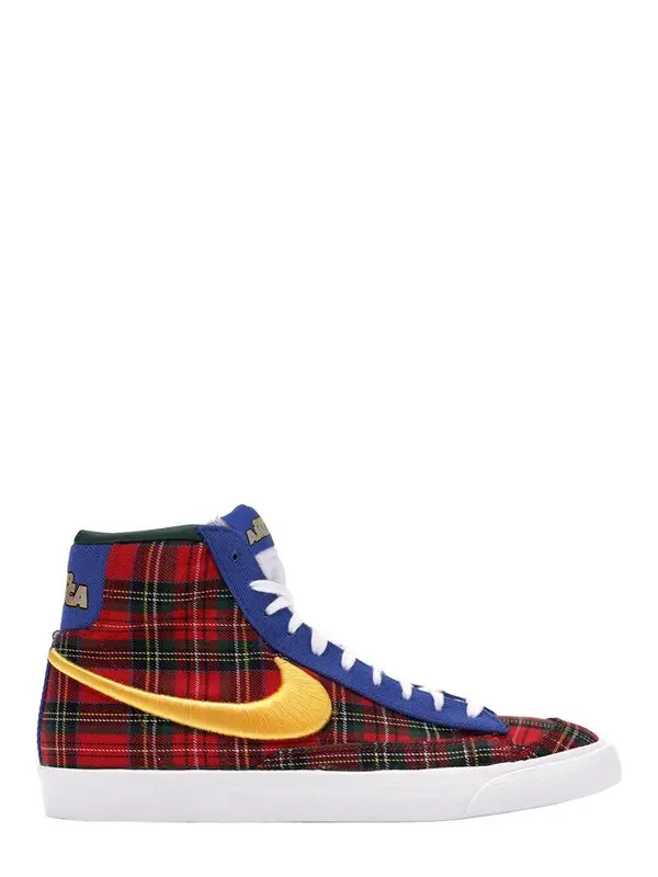 Nike Blazer Mid 77 Vintage Coming To America Sneakers - Red/yellow/royal