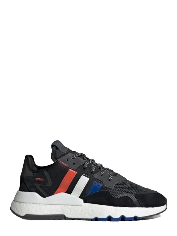 Adidas Nite Jogger Sneakers - Core Black/power Blue/cloud White