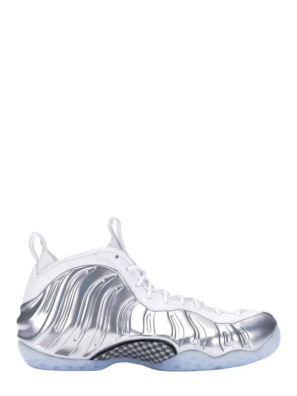 Nike Foamposite One Chrome White - White/chrome/blue Tint