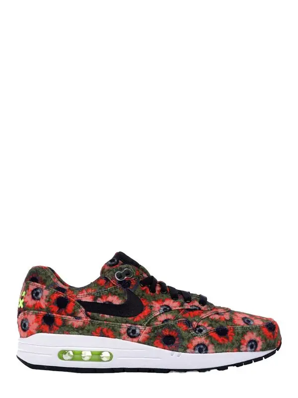 Nike Max 1 Solar Daisy Sneakers - Black/flash Crimson