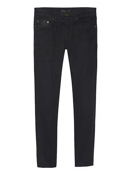 Saint Laurent Cropped Skinnyfit Denim Jeans - Used Black
