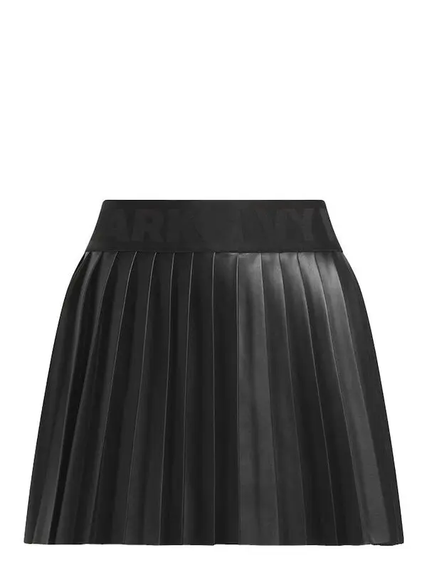Adidas Ivy Park Leather Mini Skirt - Black