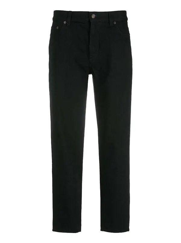 Saint Laurent Straight Leg Jeans - Black