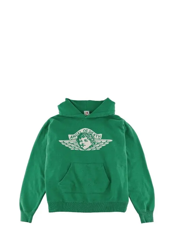 SAINT MXXXXXX Angel Graphic Hoodie - Vintage Green