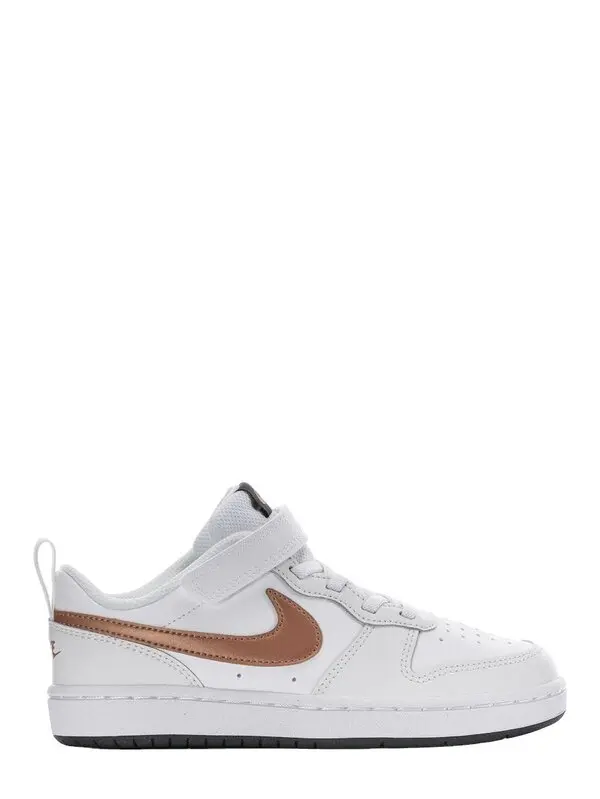 Nike Court Borough Low 2 Summit Sneakers - White/metallic Bronze/summit White