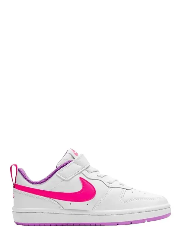Nike Court Borough Low 2 Sneakers - White/fuchsia Glow/hyper Pink