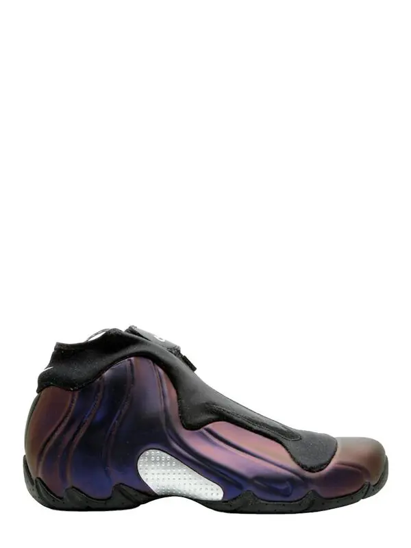 Nike Air Flightposite Sneakers - Black/eggplant/metallic Silver