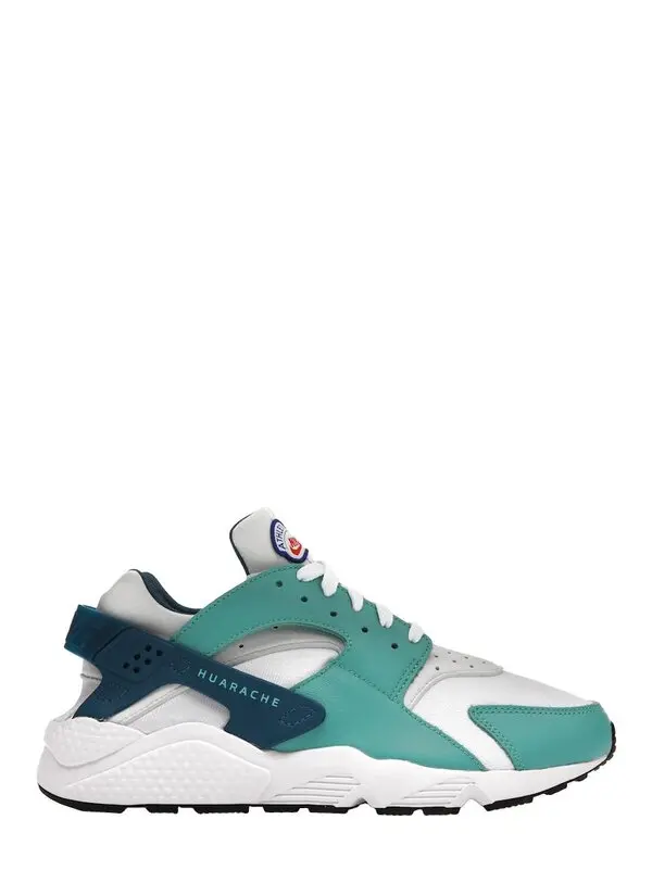 Nike Air Huarache Athletic Club Sneakers - White/turquoise/teal