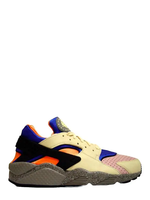 Nike Huarache Acg Mowabb Manadarin Sneakers - Cream/sport Royal/bright Mandarin