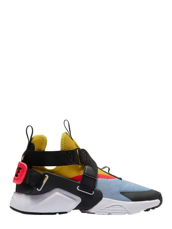 Nike Huarache City Sneakers - Aluminum/bright Citron/bright Crimson