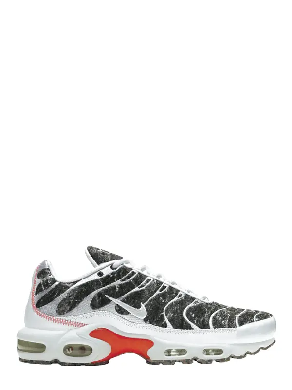 Nike Air Max Plus Essential Crater Sneakers - White/bright Crimson/photon Dust