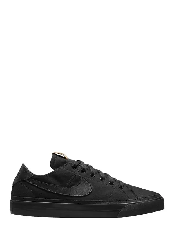 Nike Court Legacy Canvas Cork Sneakers - Black