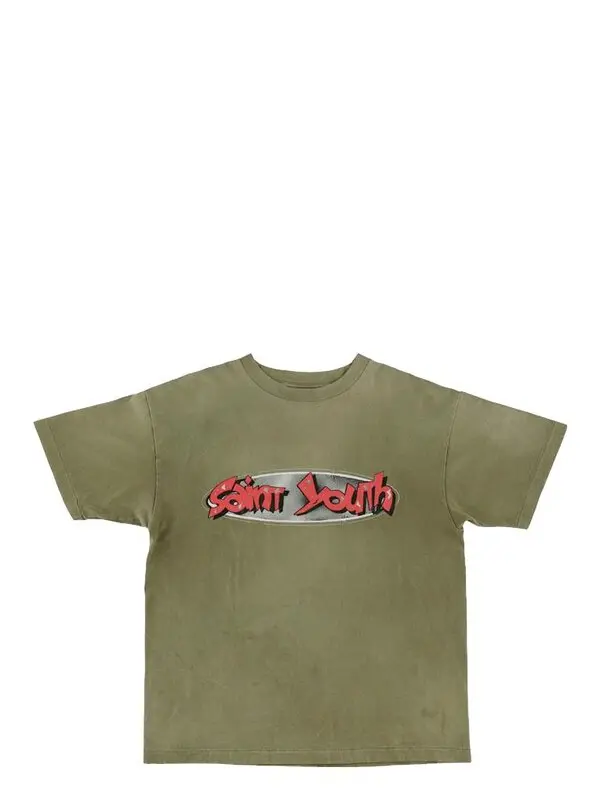 SAINT MXXXXXX In Heaven T-shirt - Khaki