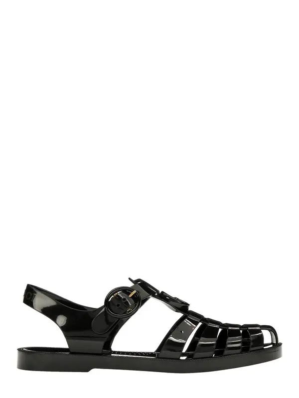 Gucci Gg Fisherman Sandal - Black