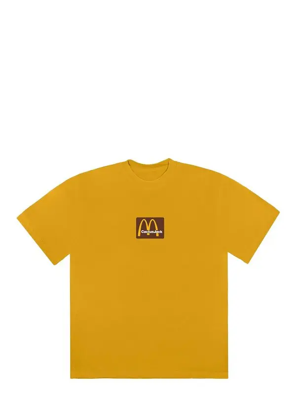 TRAVIS SCOTT X Mcdonald's Sesame Inv Ii T-shirt - Gold