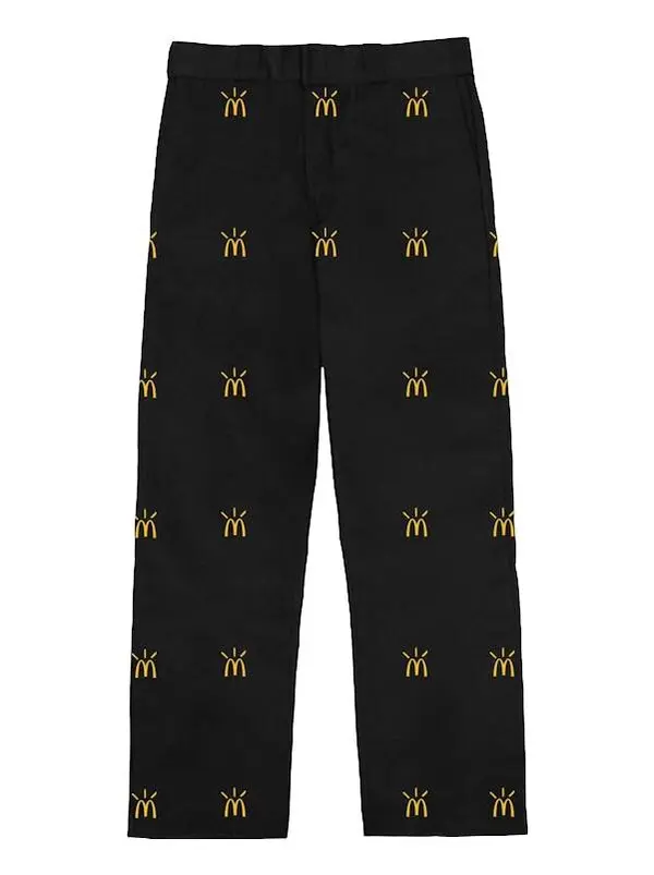 TRAVIS SCOTT X Mcdonald's Cactus Arches Work Pants - Black
