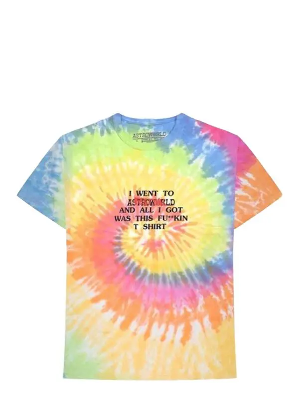 TRAVIS SCOTT Where Were You Tee Shirt - Tie Dye