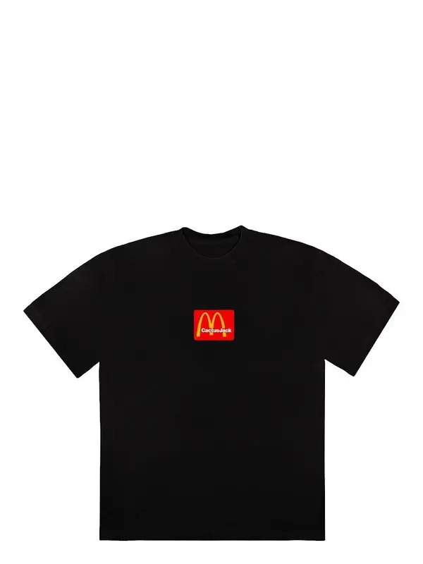 TRAVIS SCOTT X Mcdonald's Sesame Ii T-shirt - Black/red