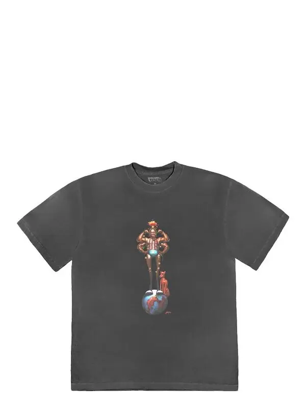 TRAVIS SCOTT Utopia Is In Miami Circus Maximus Tee Shirt - Black