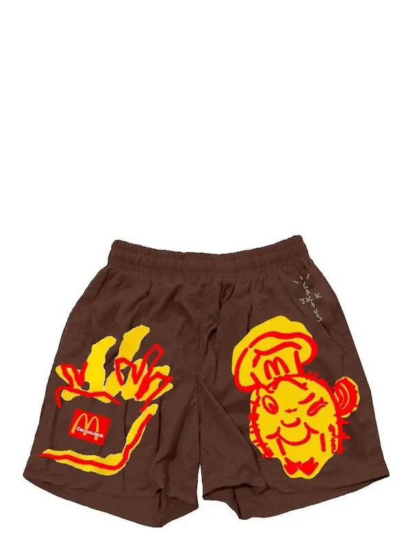 TRAVIS SCOTT X Mcdonald's Illustration Ii Shorts - Brown