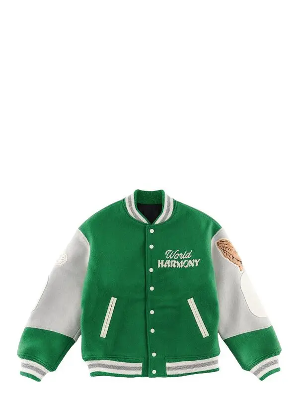 SAINT MXXXXXX X Shermer Academy Varsity Jacket - Green